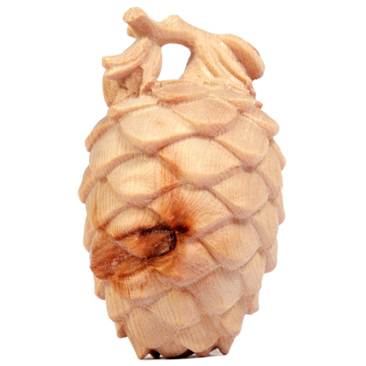 Zirbenholz Zapfen aus Tiroler Zirbe geschnitzt, 16,90